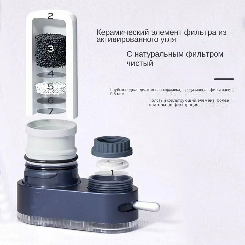 Фильтр для воды бытовой, против накипи, 2 сменных картриджа, очистка воды