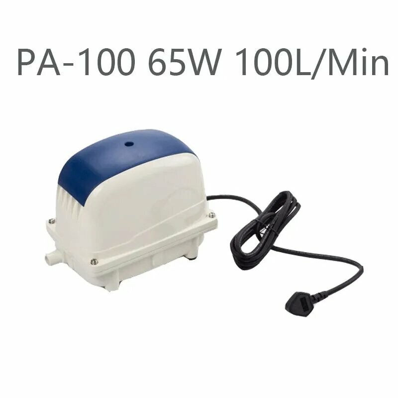 Мембранный воздушный компрессор jebao /jecod, мощный насос для насыщения кислородом аквариума, низкий уровень шума, PA-100 65 Вт 100Л/мин, 8-луночный шунт ZH