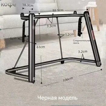 U-образная подставка для фортепиано и синтезатора — устойчивая компактная черная с легкой сборкой для надежной игры