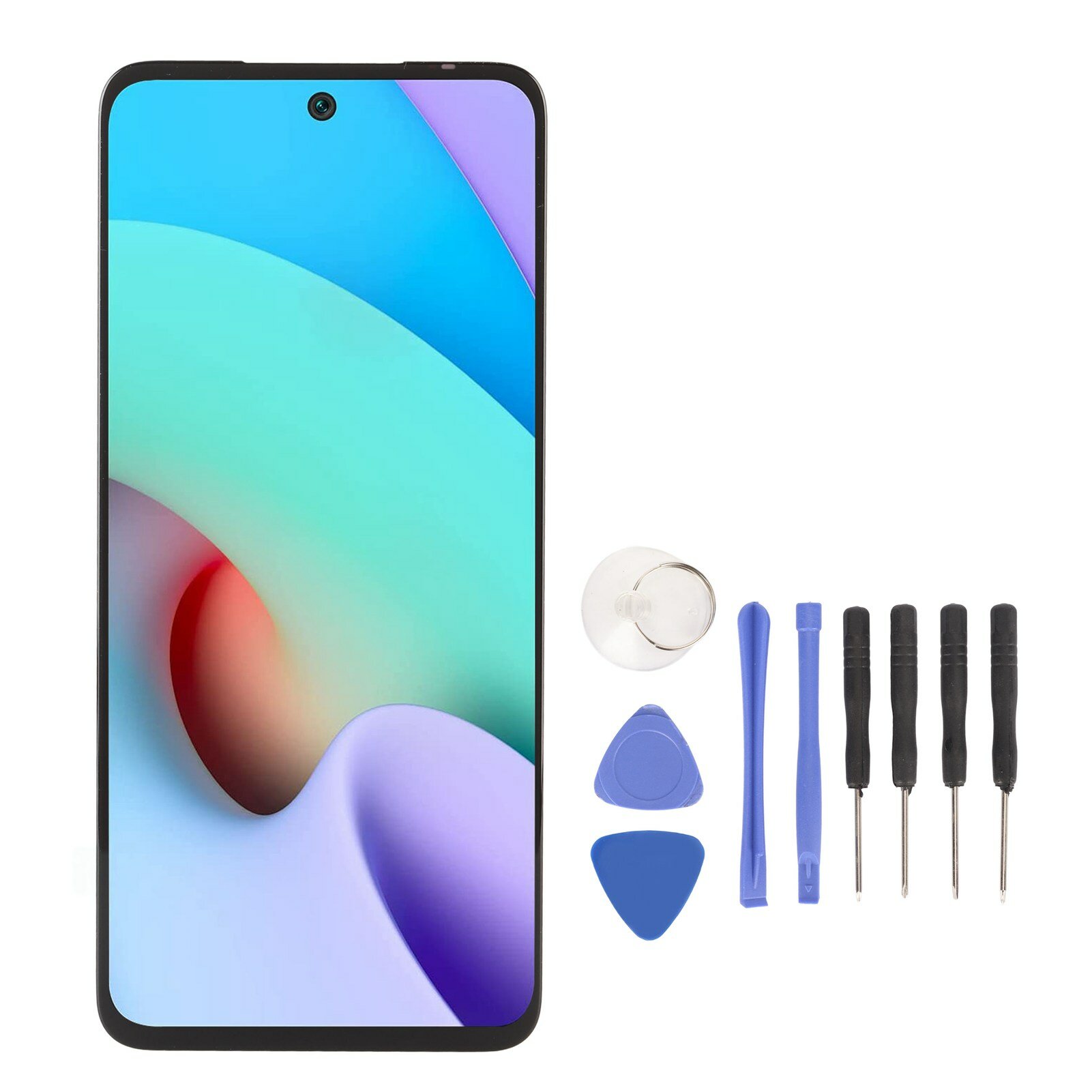 Замена ЖК-экрана диагональю 6,5 дюйма с частотой обновления 90 Гц и 3D-сенсорным управлением для Redmi 10 21061119AG 21061119DG 21061119AL