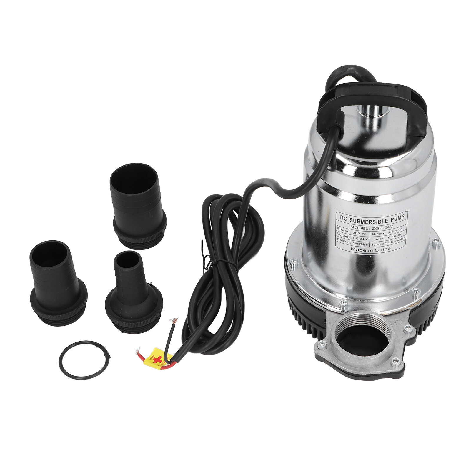 Солнечный водяной насос DC24V 260W, высокопроизводительный погружной насос для глубоких скважин с выходным патрубком 1 дюйм 1,5 дюйма 2 дюйма для фермерских хозяйств