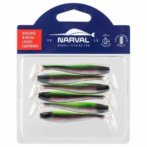 Силиконовая приманка Narval Choppy Tail 8cm #053 6шт.