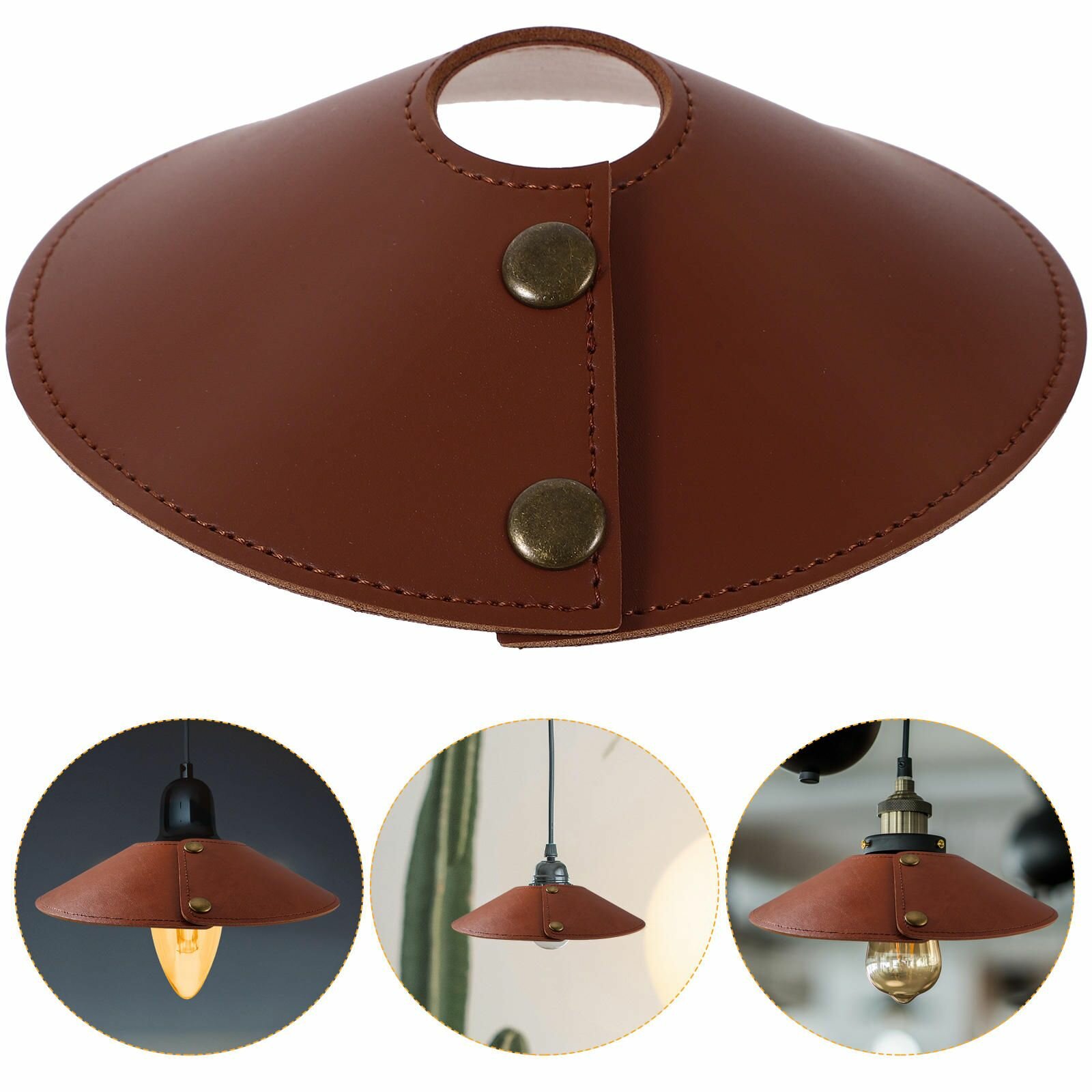 Прочный Плафон Из Кожи Для Уличного Освещения 15X15X3Cm