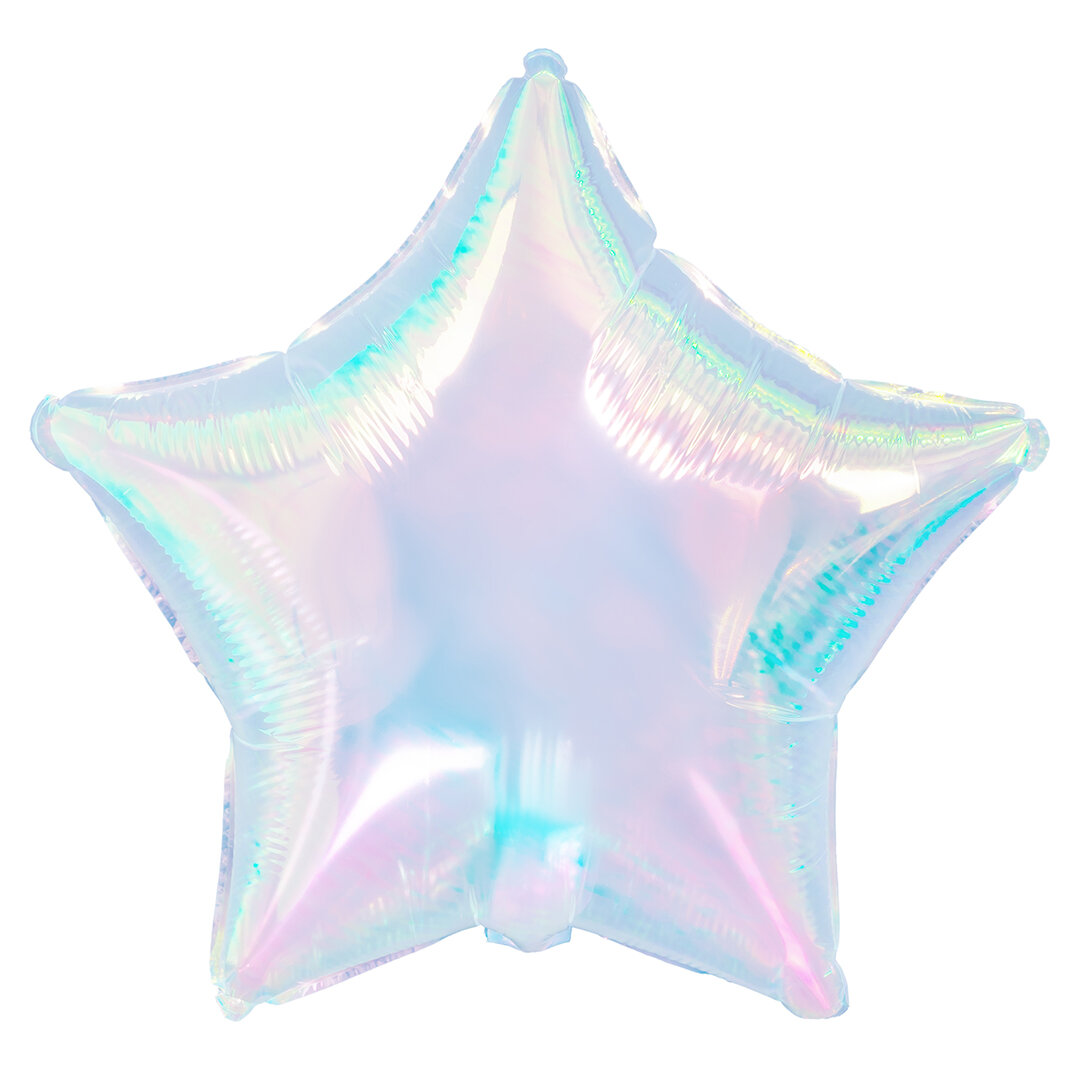 Шар воздушный Falali фигура, звезда, прозрачный, хамелеон, 32' 81 см