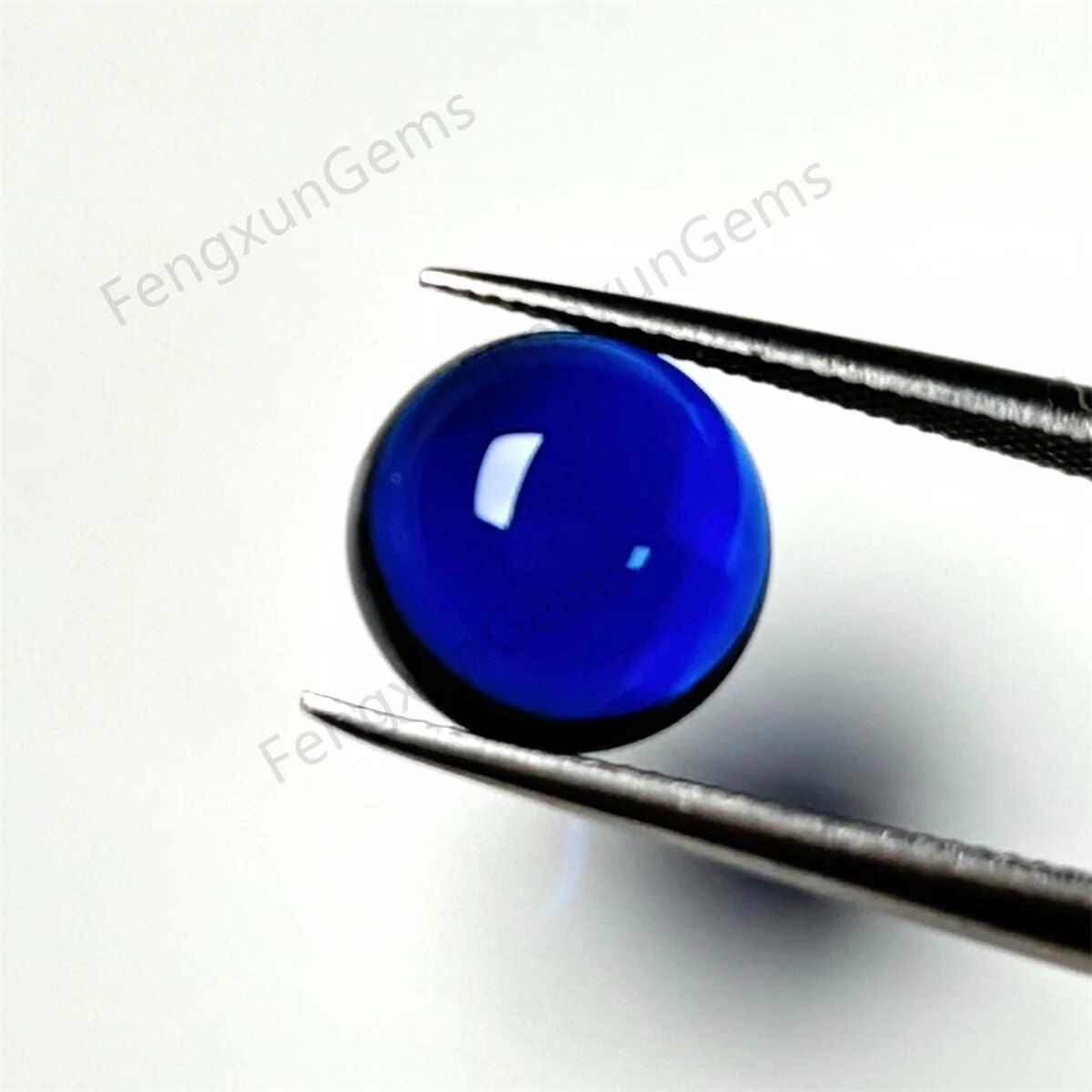 Синтетические сапфиры кабошон RUIXUNGEM 1.0-12 мм 1.75mm 20pcs