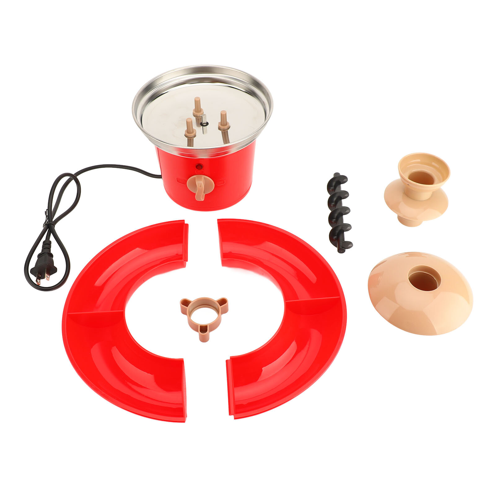 Электрический шоколадный фонтан для вечеринок 30 Вт 50 Гц 3-х уровневый шоколадный фонтан и фонтан для фондю