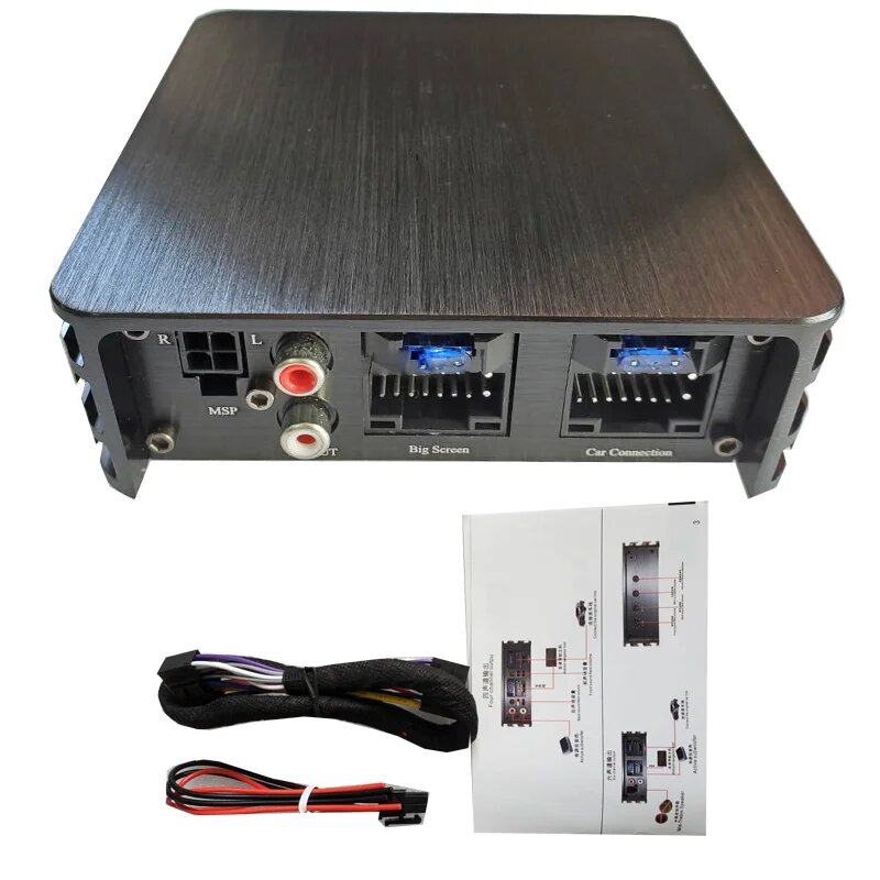 Автомобильный аудио усилитель 360 Вт DSP аудио усилитель мощности 6 каналов для 16-контактного android Основной блок android стерео plug play 12 В