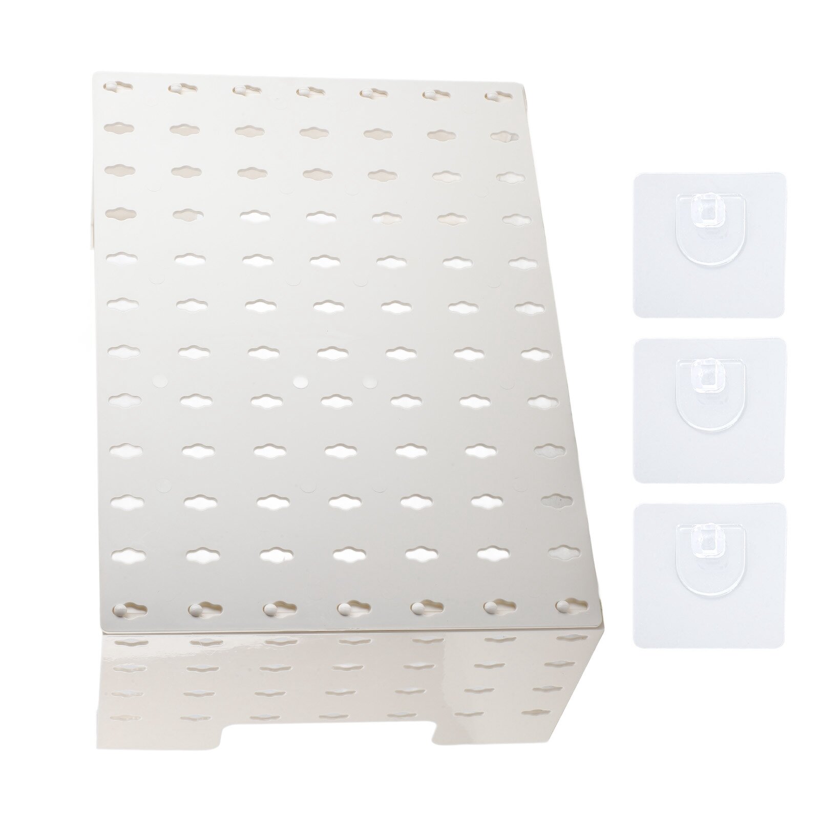 Настенный дисплей Pegboard, многофункциональный стеллаж для хранения, крышка трубы газового водонагревателя с клейкими подушечками L