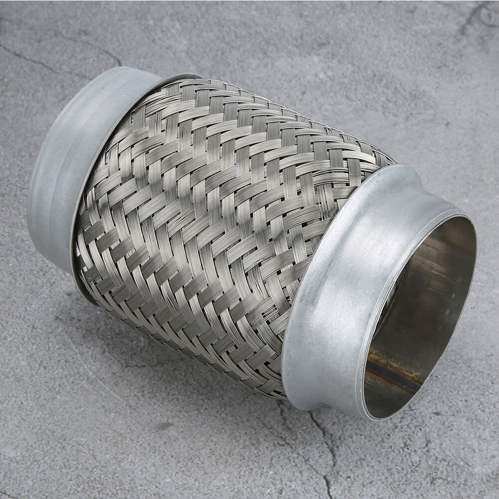 Выхлопная Труба Нержавеющая Сталь 76x152 Mm: Высокая Герметичность И Гибкость - Простая Установка Для Самостоятельного Ремонта Гофрированная Труба For Автомобиль И Внедорожник