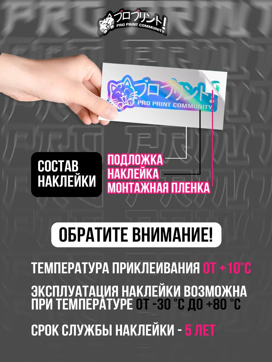 Наклейки на авто Долбит — фото 1