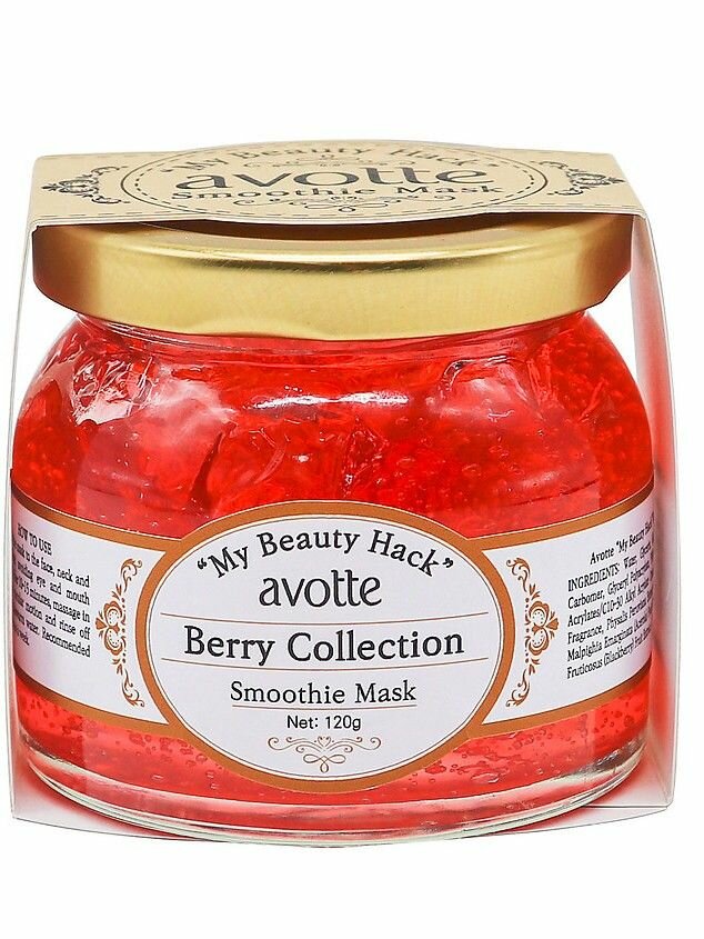 AVOTTE Маска для лица My Beauty Hack Berry Collection Smoothie Mask
