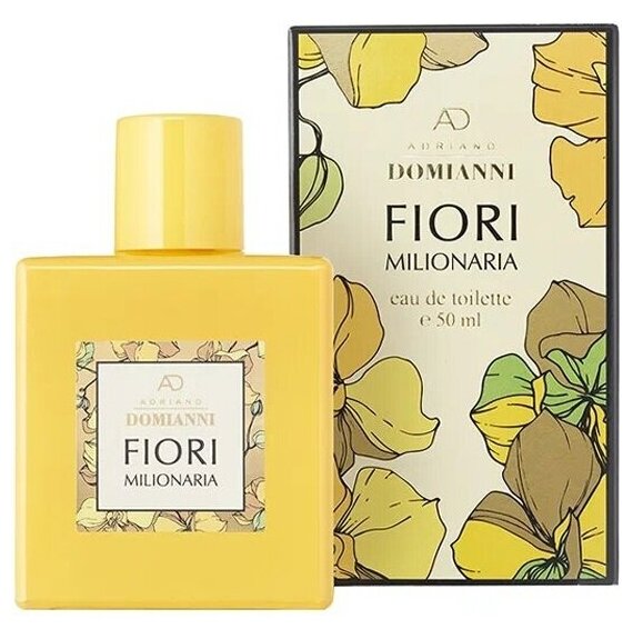 Женская туалетная вода Adriano Domianni Fiori Milionaria, 50 мл