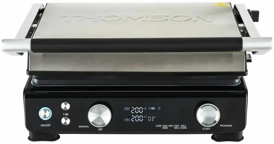 Электрогриль Thomson GC30E01, 15 режимов, антипригарное покрытие, съемный поддон