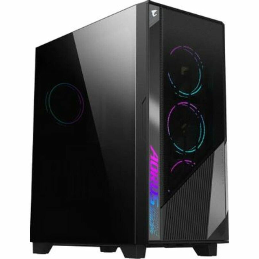Компьютерный корпус Gigabyte Aorus GB-AC500G ST (28300-AC500-1CKR) черный - Midi Tower, ATX, micro-ATX, mini-ITX, USB 3.2 Gen 1 Type-A