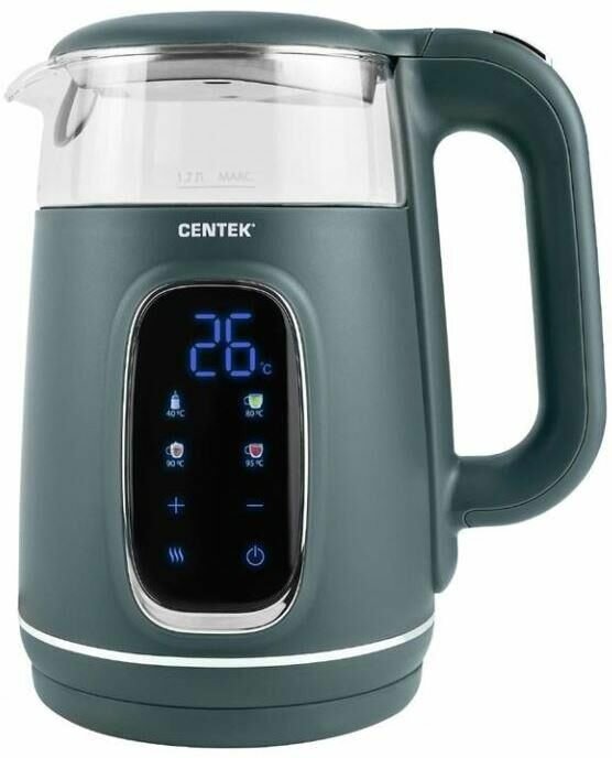Чайник электрический Centek CT-0052 зеленый