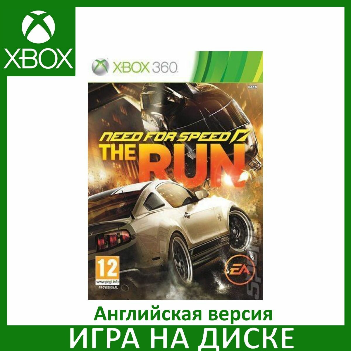Игра Need for Speed The Run Xbox 360 Диск Английская версия