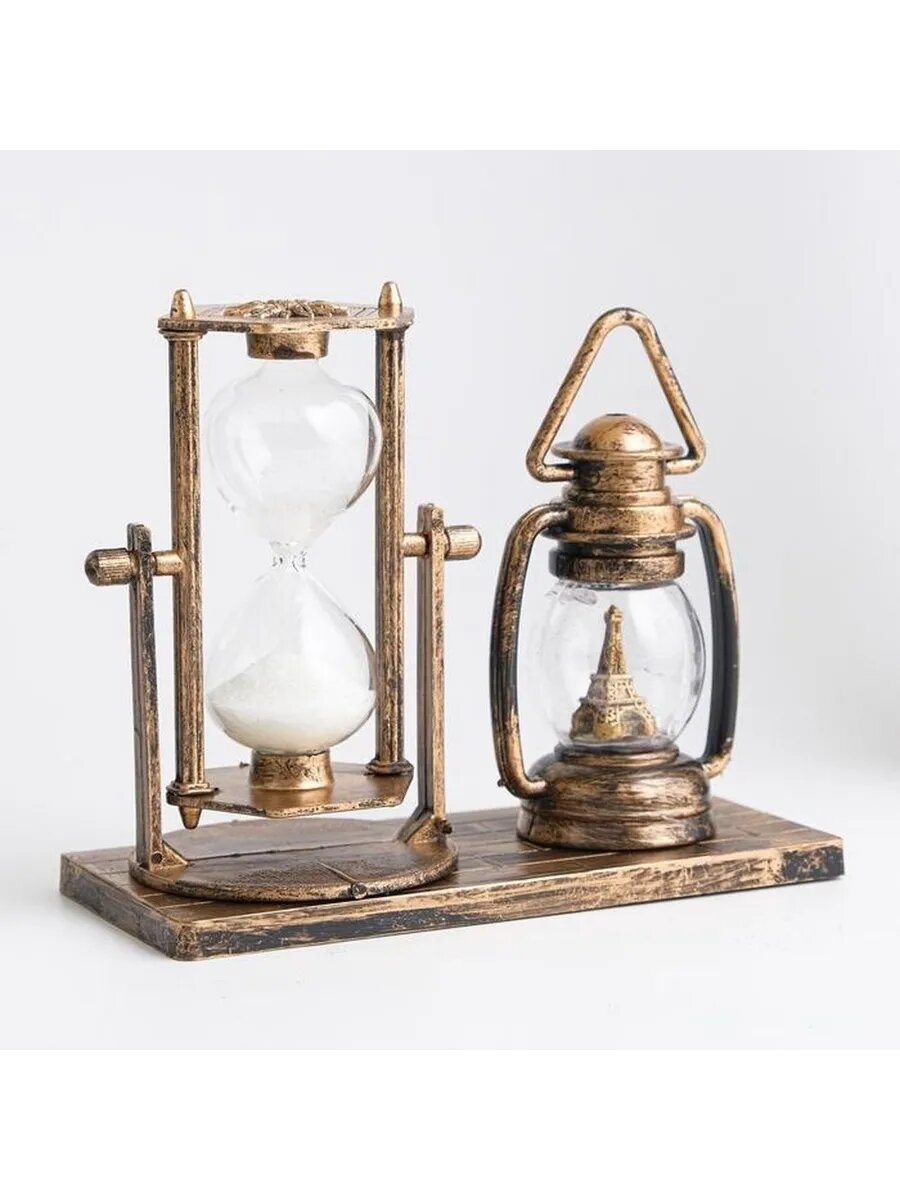 Эстетические песочные часы "Керосин" для интерьера