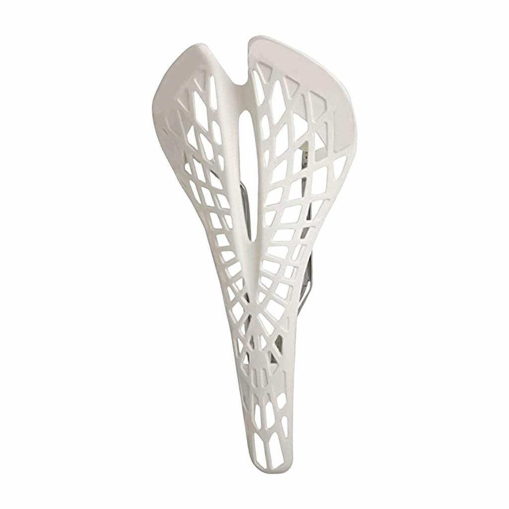 Велосипедное седло, Суперлегкое амортизирующее седло для велосипеда - белое