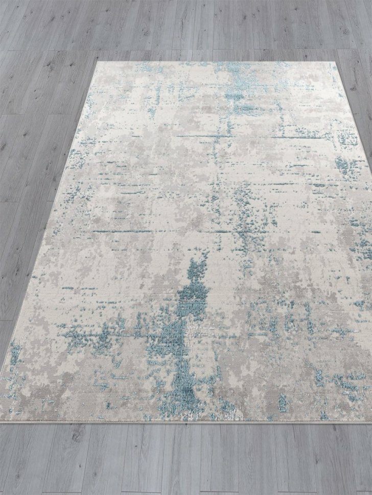 Ковер F169 - CREAM-D. BLUE - Прямоугольник - коллекция LIMAN (2 х 2.9 м)