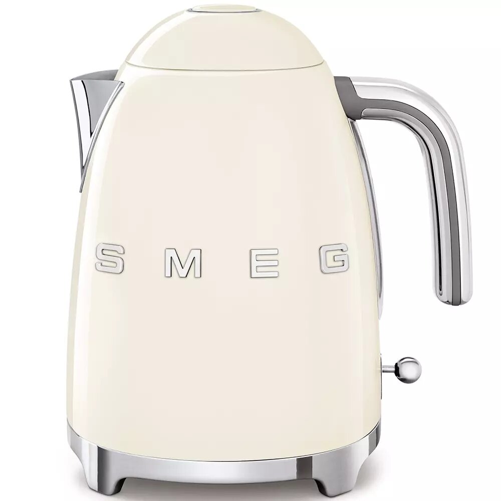 Чайник Smeg KLF03, металлический, с фильтром из нержавеющей стали