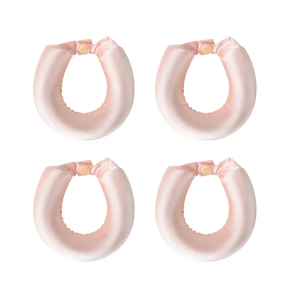 Безнагревательные бигуди для волос 4Pcs Light pink