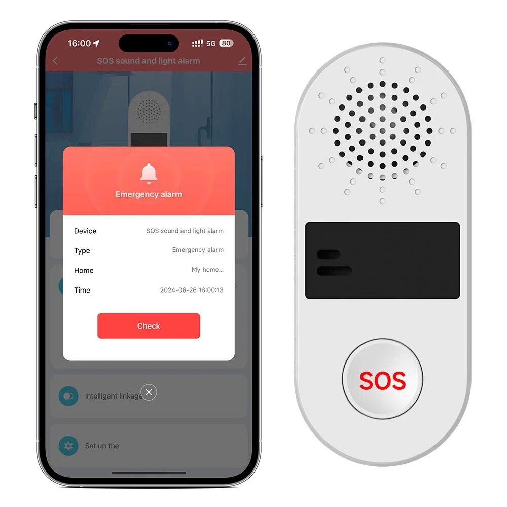 IHseno Smart SOS Call Button 2Pcs Wifi — фото 1