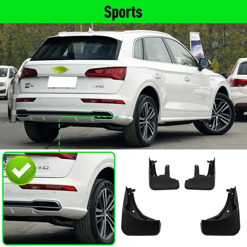Брызговики для Audi Q5 FY 2018 2019 2020 2021 Sports