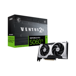 Видеокарта MSI RTX 5060 Ti 8G VENTUS 2X OC PLUS NV RTX 5060TI 8Gb 128bit GDDR7 2617/28000/