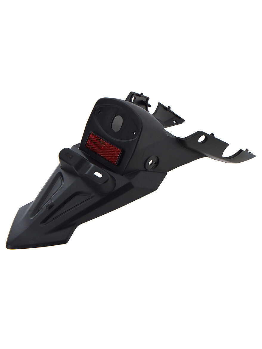 Крыло заднее OFFROAD черное для мопеда Китаец ALPHA (Альфа)