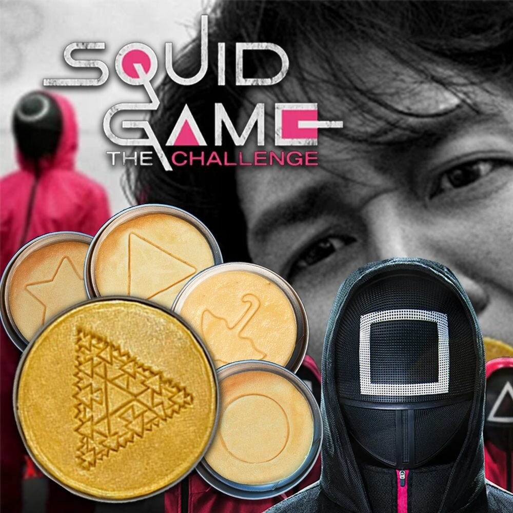 Оригинальная квест-игра "Игра в кальмара" с сахарными сотами и иглами для вечеринок и компании друзей