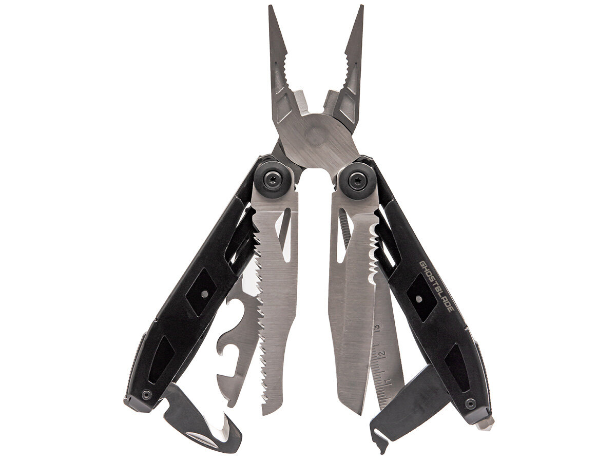Мультитул тактический туристический складной GhostBlade M-103, 12 инструментов