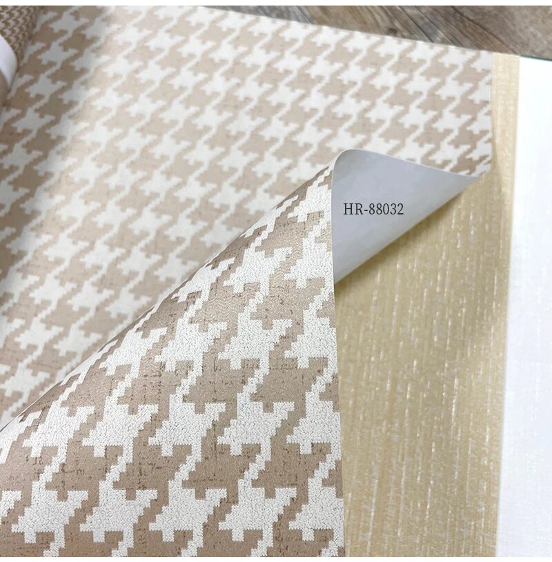 Текстильные обои WMYDYG в клетку