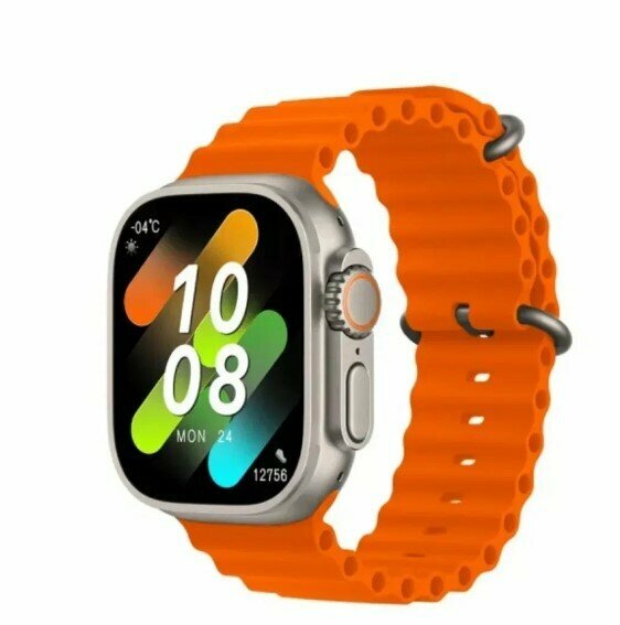 Cмарт часы HK8 PRO MAX Ultra Series Smart Watch Amoled Display, iOS, Android Оранжевые