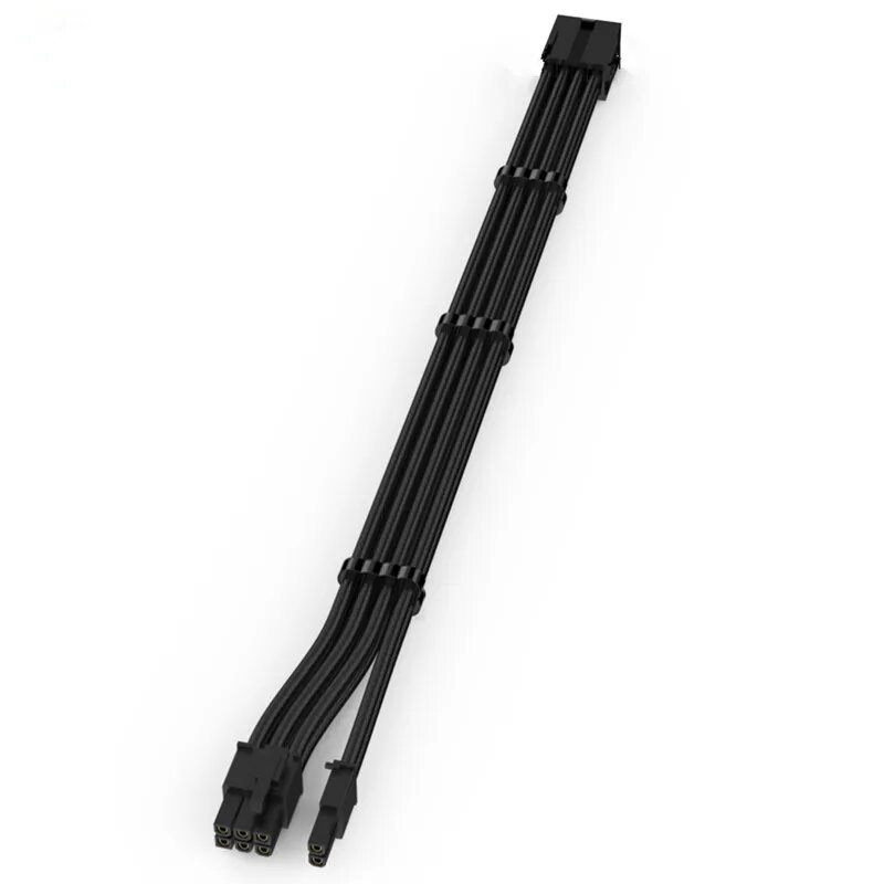 SZKSJ черный кабель-удлинитель для видеокарты 30cm, GPU 6 2Pin cable