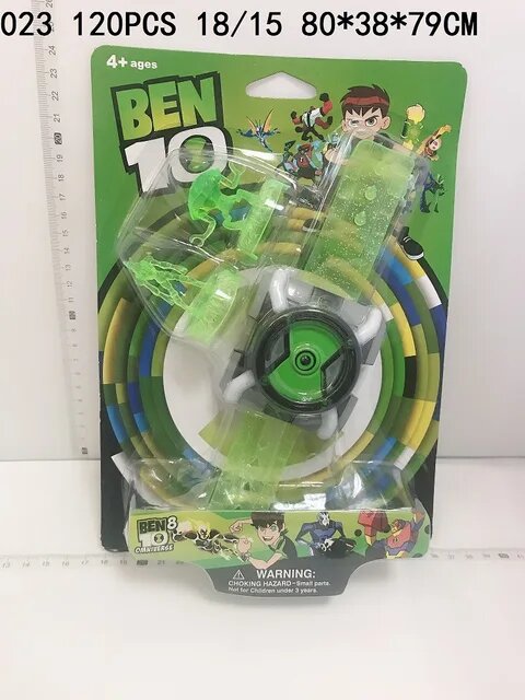 3D часы Ben10 Earth Defenders проекционные часы Omnitrix игрушка аниме фигурки модель ПВХ игрушки для мальчиков подарки,