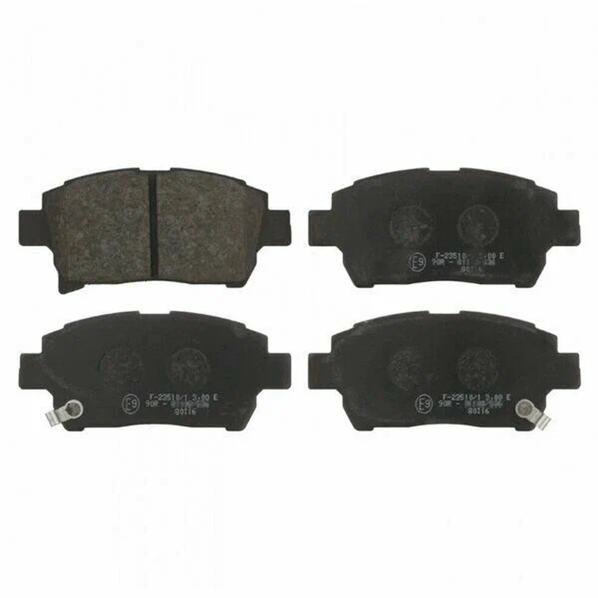 Тормозные колодки ZF GDB3617ZFR, для Great Wall Safe/Nissan/Renault, задние, металл, черные