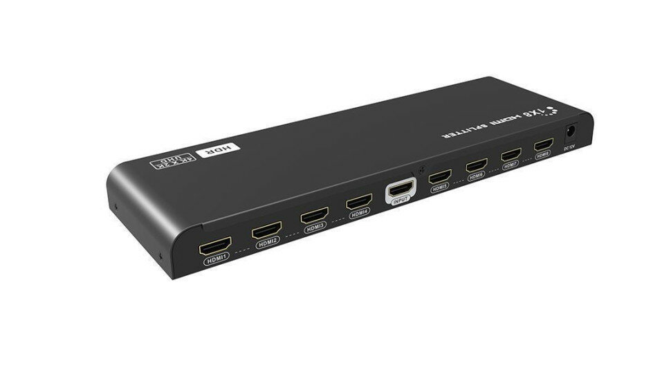 LENKENG LKV318EDID-V3.0 сплиттер 1 в 8 HDMI, 4K, EDID