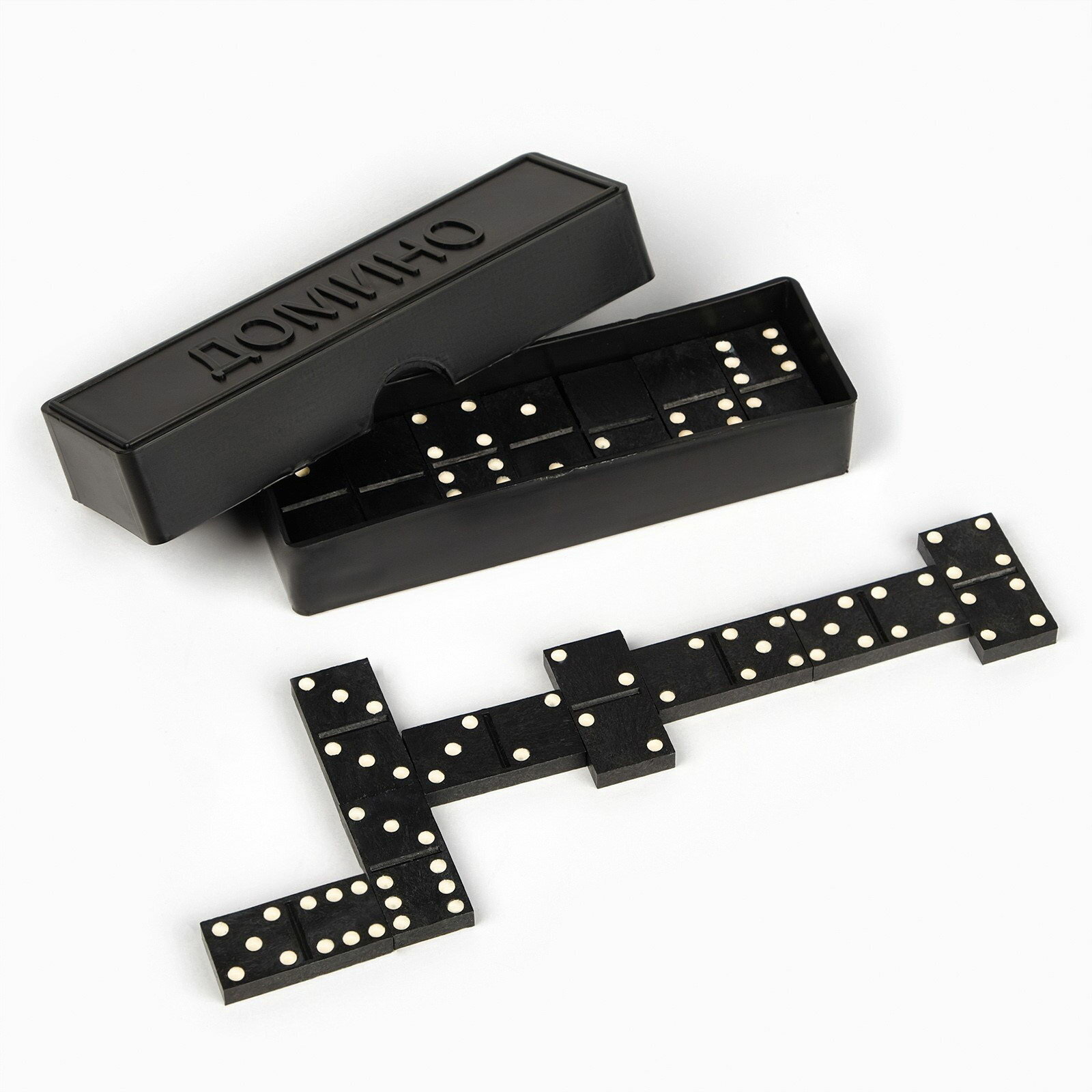 Домино "Классическое", 28 шт, жанр игры: домино, лото, количество игроков: 2 - 4 игрока