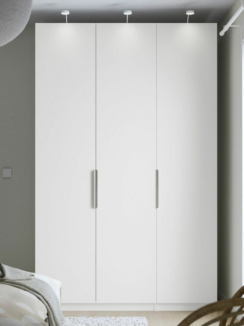 Шкаф распашной для одежды пакс (PAX IKEA) 150х58х236 см, комбинация 12