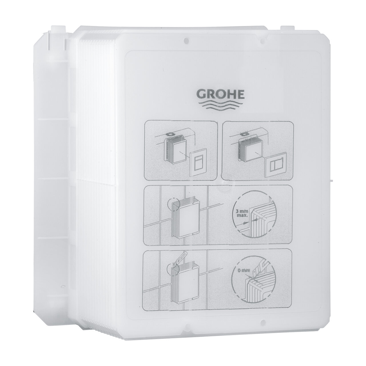 Короб для панели смыва Grohe, ревизионная камера для встраиваемого бачка 66783000