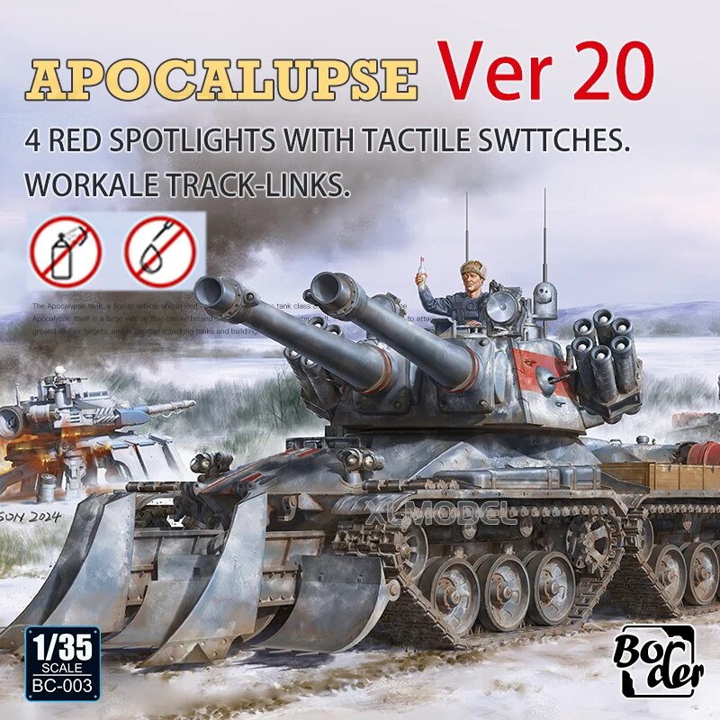Пластиковая модель BORDER BC-003 Ver 2.0 Apocalypse 1/35