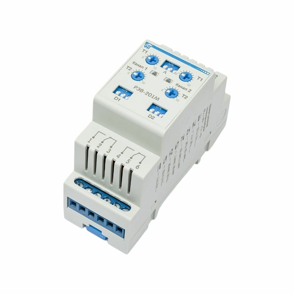 Реле времени РЭВ 201М 4 AC/DC время задержки программир. НовАтек-Электро 3425601201