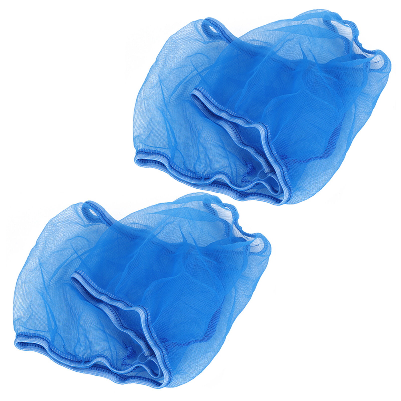 2шт чехол для птичьей клетки, чехол для птичьей клетки из полиэстера, улавливатель семян, универсальные аксессуары для клеток для попугаев, синий S