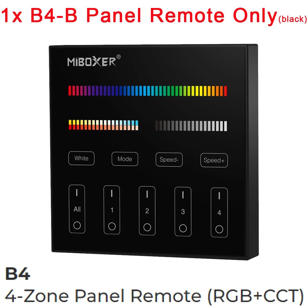 Пульт B4-B Panel Remote (RGB+CCT), черный