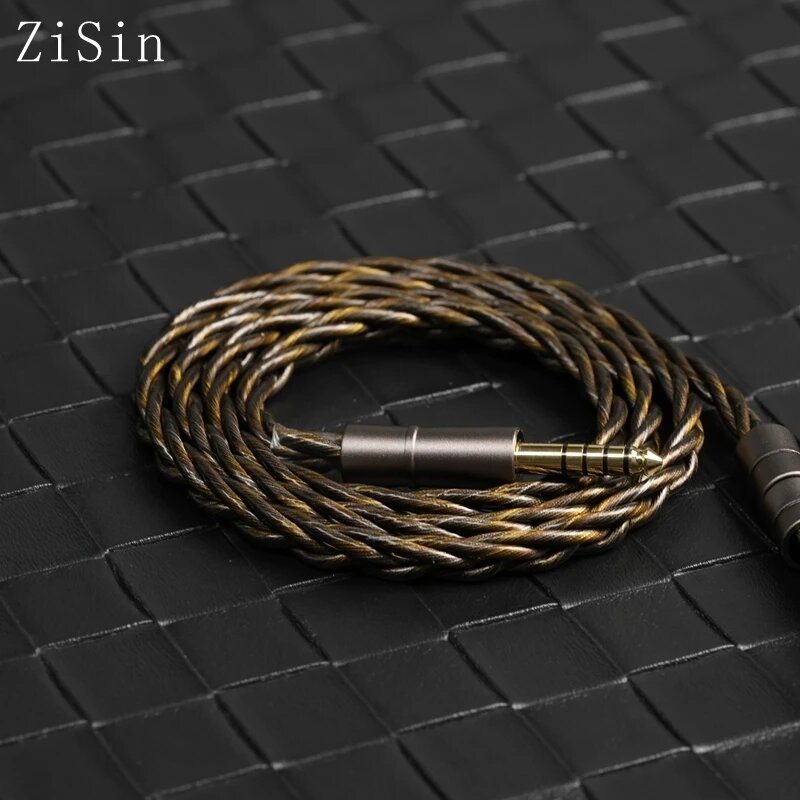 ZiSin 4-ядерный аудиокабель для наушников 4.4mm 0.78 2PIN