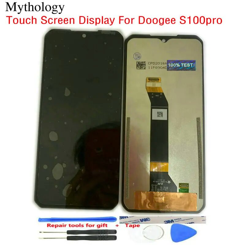 Оригинальный ЖК-экран для Doogee S100 Pro, экран дисплея 6,58 дюйма, аксессуары для фотографий S100pro display