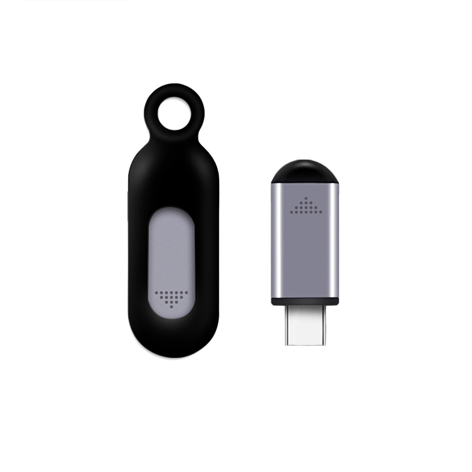 Беспроводной инфракрасный передатчик смартфона Универсальный мини пульт дистанционного управления с разъемом Type-C для замены Андроид смартфона Телевизор Кондиционер Вентилятор Камера, Цвет: Черный, серебристый, серый (выбор), Материал: Алюминиевый