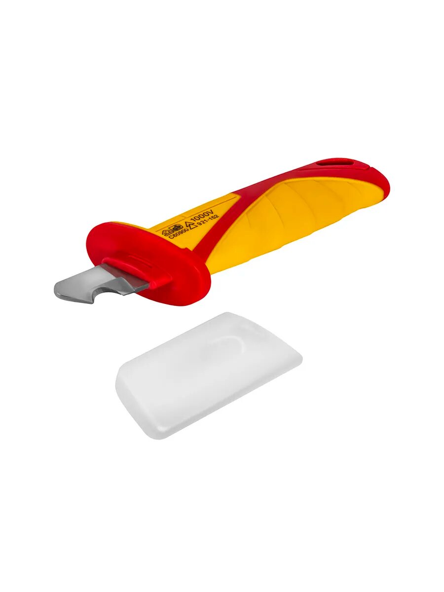 Нож электрика диэлектрический, 190 мм, зачистной, лезвие 3