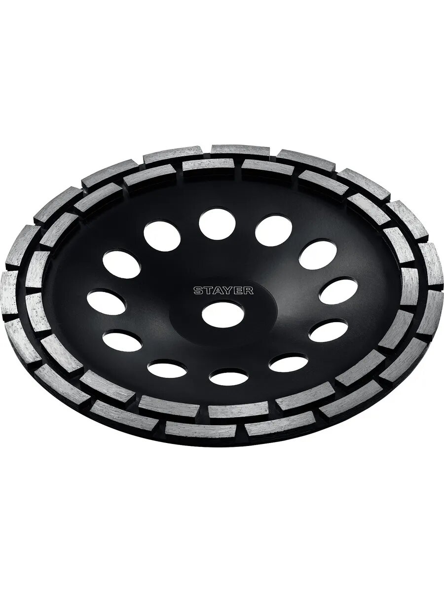 Double, d 230 мм, двухрядная алмазная шлифовальная чашка (3