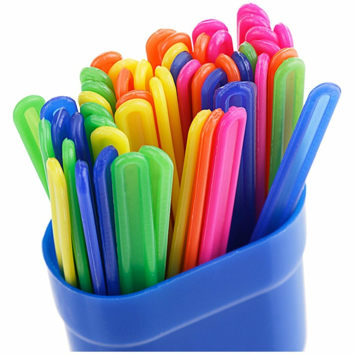 Счетные палочки 50 штук /набор 2 упак./, в пластиковом пенале, цветной микс